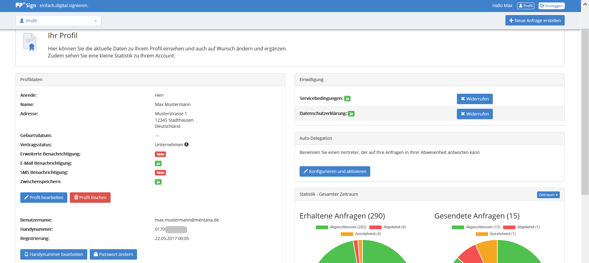 FP Sign Benutzerhandbuch