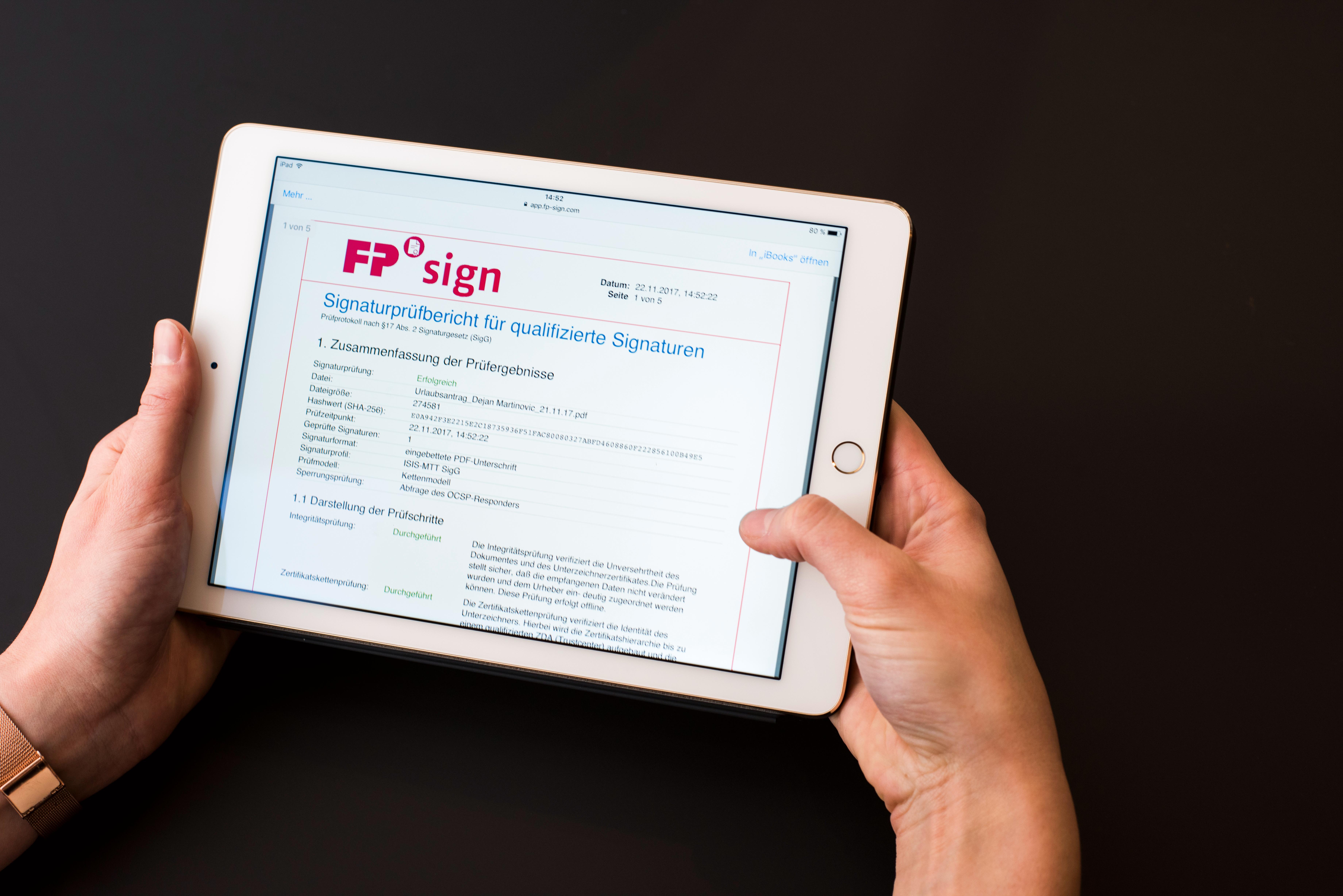 Die Signaturlösung, die Ihr Arbeiten beschleunigen wird | FP Sign